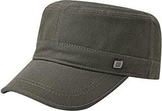 Generic Chapeau de randonn&eacute;e en coton pour homme - Style d&eacute;contract&eacute; - Avec visi&egrave;re plate - En forme de bois de cerf - Casquette de baseball, vert militaire, 