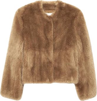 Stand Studio Stand Studio, Femme, Vestes, Brun, Taille: 38 FR Halle Jacket