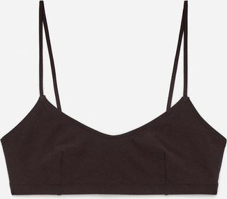 Arket Bikinioberteil -Braun