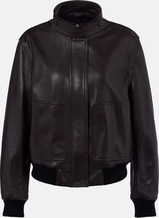 Nour Hammour Veste Rios en cuir