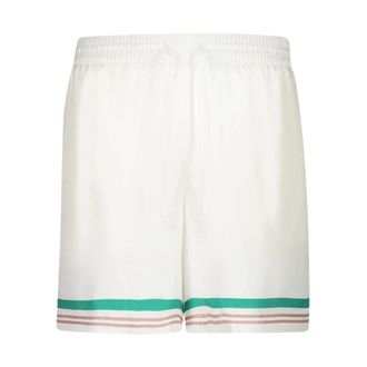 Casablanca Herren, Shorts, Wei&szlig;, SGr&ouml;&szlig;e
