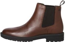 Jack & Jones Homme Jfwhoskins Leather Chelsea Sn, Cognac, 40 EU
