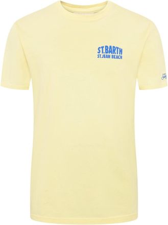 MC2 Saint Barth Leichtes T-Shirt mit O-Neck und R&uuml;cken-Print in