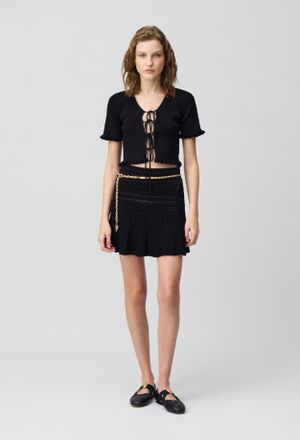 Claudie Pierlot Top noeuds maille fine