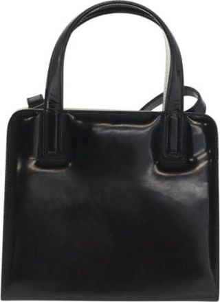Ferragamo Sac &agrave; main Gancini Pre-owned - Femme - Pre-owned - Noir - Taille: ONE Size