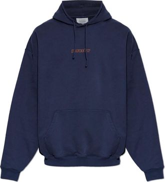 VETEMENTS Homme, Sweatshirts et sweats &agrave; capuche, Bleu, Taille: XL Sweat &agrave; capuche