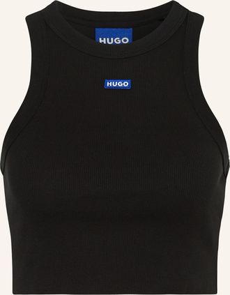 HUGO BOSS Hugo Cropped-Top Baby Tank schwarz