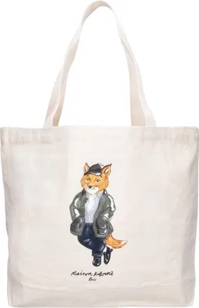 Maison Kitsun&eacute; Tote Bag Dressed Fox