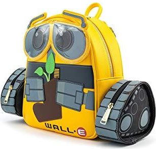 Loungefly Womens Pixar WALL-E Plant Boot Mini Backpack (Standard, Yellow)