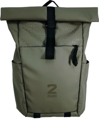 zwei Unisex Rucksack JONA JOR350 - Laptop-Rucksack 15 mit Rolltop, Seiteneingriff, Volumenerweiterung, gepolstertem R&uuml;cken & Gurten - wasserabweisend & rob