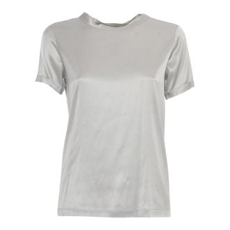 Mazzarelli Femme, Tops, Gris, Taille: 44 FR Camicia in Seta Mod. Calipso