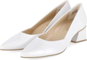 Paul Green Escarpins 3815-129 pour femme en cuir lisse blanc, Blanc., 36 EU