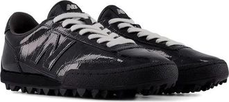 New Balance Patent Leather Lace-Up Sneakers - Black
