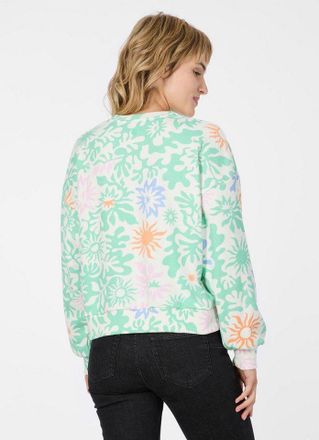 Ragwear Sweatshirt WUSS PRINT Elastische Baumwollmischung und softem Finish mit Allover-Print
