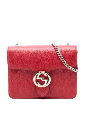 Gucci 2016-2024 Small Dollar Calfskin Interlocking G crossbody bag - Rouge