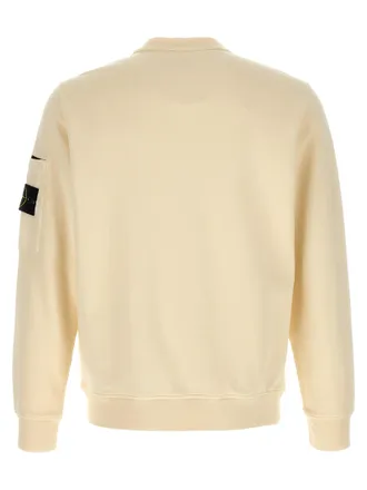 Stone Island Mens Beige Cotton Sweatshirt Clothing
