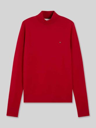 Tommy Hilfiger Slim Fit Langarmshirt mit Mock Neck