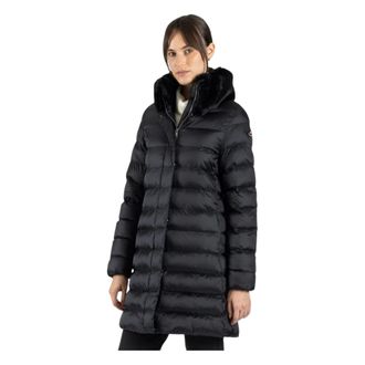 Canadian Femme, Manteaux, Noir, Taille: 38 FR Rita W Down Coat