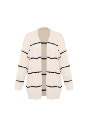 Faina Pullover Damen Wollwei&szlig;