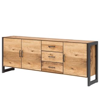Naturoo home24 Sideboard II 218 x 81 x 40cm Braun