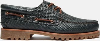 Timberland Handgen&auml;hter Timberland Authentic 3-Eye Lug Bootsschuh f&uuml;r Herren in Dunkelgr&uuml;n, Herren, Gr&uuml;n, Gr&ouml;&szlig;e