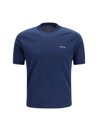 Prada C-Neck Sweater - Blue