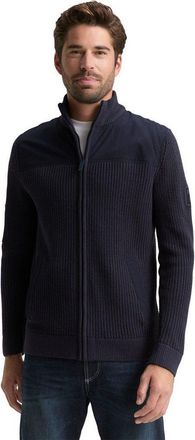 Tom Tailor Strickjacke mit Logo Stickerei