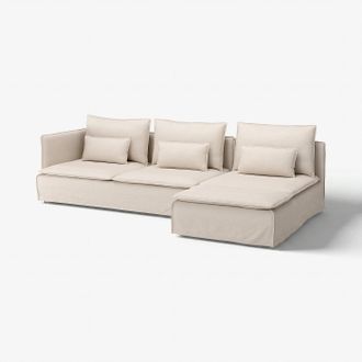 IKEA S&Ouml;DERHAMN 4er-Sofa mit R&eacute;camiere