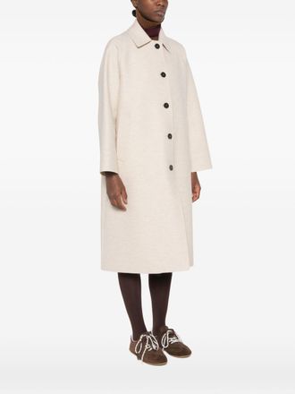 Harris Wharf London Wool Coat - Beige