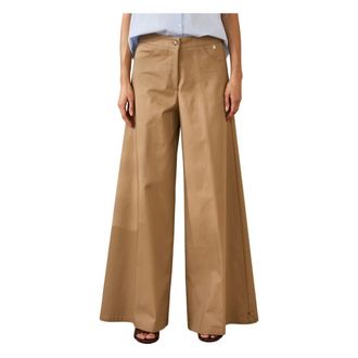 Souvenir Femme, Pantalons, Beige, Taille: 40 FR Federica Palazzo Pantalons