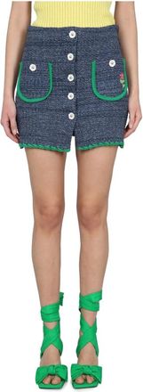 Cormio Femme, Jupes, Bleu, Taille: 34 FR Chiara Cotton Skirt