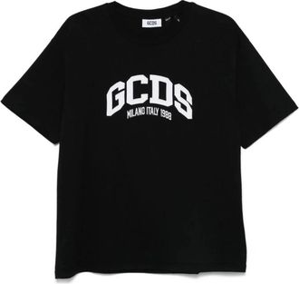 GCDS Gcds, Homme, Tops, Noir, Taille: S T-Shirt