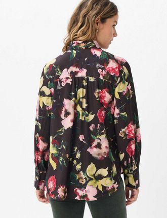 Brax Klassische Bluse Style VIC Flowerprint: Bluse aus reiner Viskose