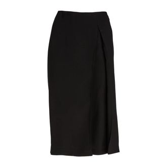 Ferragamo Plissierter Midirock - - Skirts - Damen - Schwarzk - S