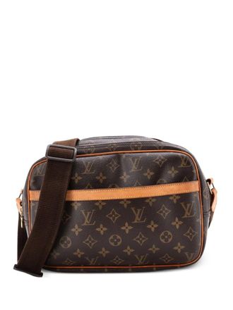 Louis Vuitton sac &agrave; bandouli&egrave;re Reporter Bag Monogram en toile PM - Marron