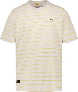 Camel Active Herren T-Shirt beige gestreift