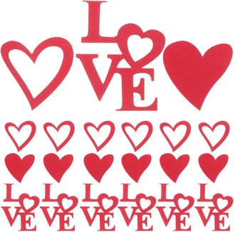 Lurrose 100 St&uuml;ck Valentinstag Deko Hochzeitskonfetti Partydekorationen Konfetti Gro&szlig;packung Buntes Konfetti G&auml;nsebl&uuml;mchen Papierkonfetti Punkte Super Raumdek