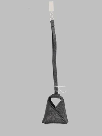 Maison Margiela Womens Bag Charm Japanese Leather Black Accessories