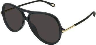 Chlo&eacute; CH0395S Aviator Sunglasses - Black