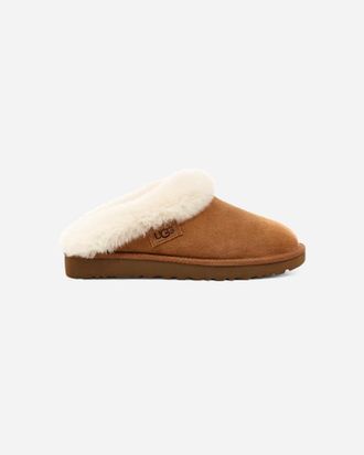 UGG ClUGGette Hausschuhe f&uuml;r Damen in Brown, Gr&ouml;&szlig;e Wildleder