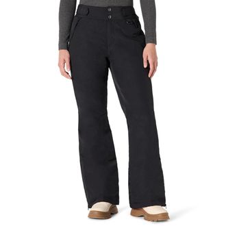 Amazon Essentials Damen Mittelhohe, wasserabweisende, gef&uuml;tterte Skihose, Schwarz, XXL