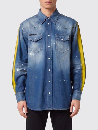 Philipp Plein Chemise Homme couleur Denim