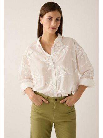 More & More Langarmbluse wudersch&ouml;n bestickte Bluse