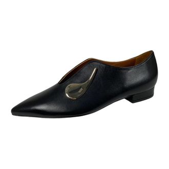 L'autre Chose Italienische Lederschuhe- Modello: Ldk017 - - Shoes - Damen - Schwarzk - 35 EU