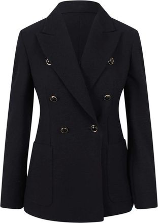 Max Mara Femme, Vestes, Bleu, Taille: 36 FR Albero Blazer