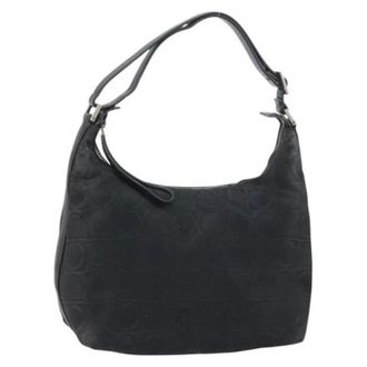 Ferragamo Sac bandouli&egrave;re en nylon Pre-owned - Femme - Pre-owned - Noir - Taille: ONE Size