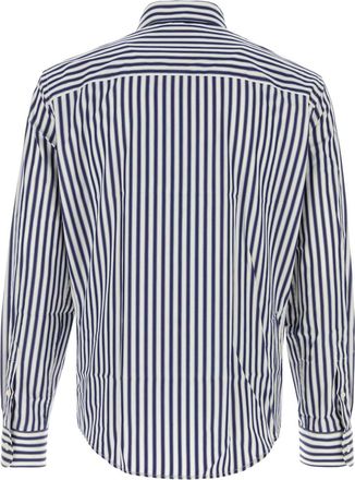 Ami Bleu Roi - Blanc Exterior: Cotton Camicie / Shirt