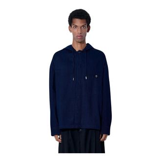 Jacquemus La Chemise Denim Chevron Jacket - Homme - Chemises - Bleu - Taille: XL
