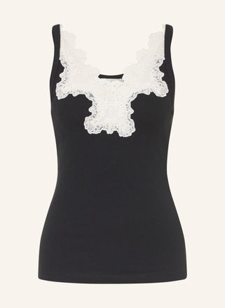 Sandro Sandro Top Mit Spitze schwarz