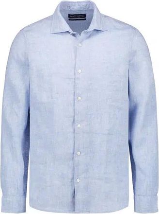 Marc O'Polo Herren Hemd blau meliert